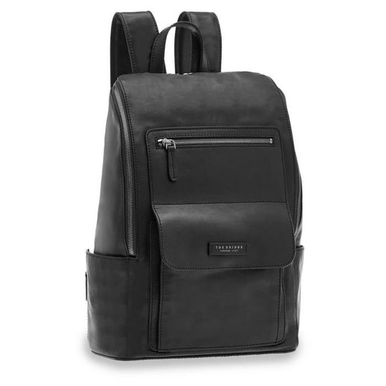 THE BRIDGE Alberto Backpack Nero Abb. Rutenio Scuro [163562] - sac à ...