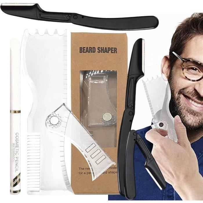 Outil de Mise en Forme de Barbe - Modèle de Barbe Transparent pour ...