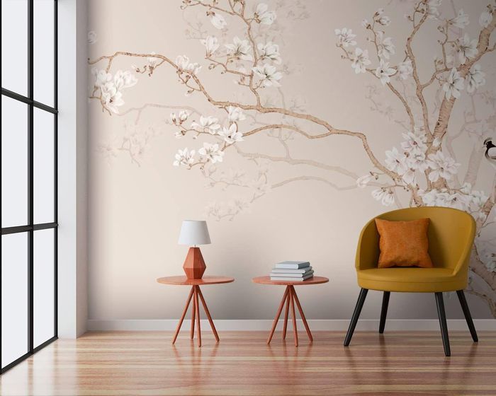 Papier Peint Panoramique Arbre Premium 400x280 cm style 3D Arbre en ...