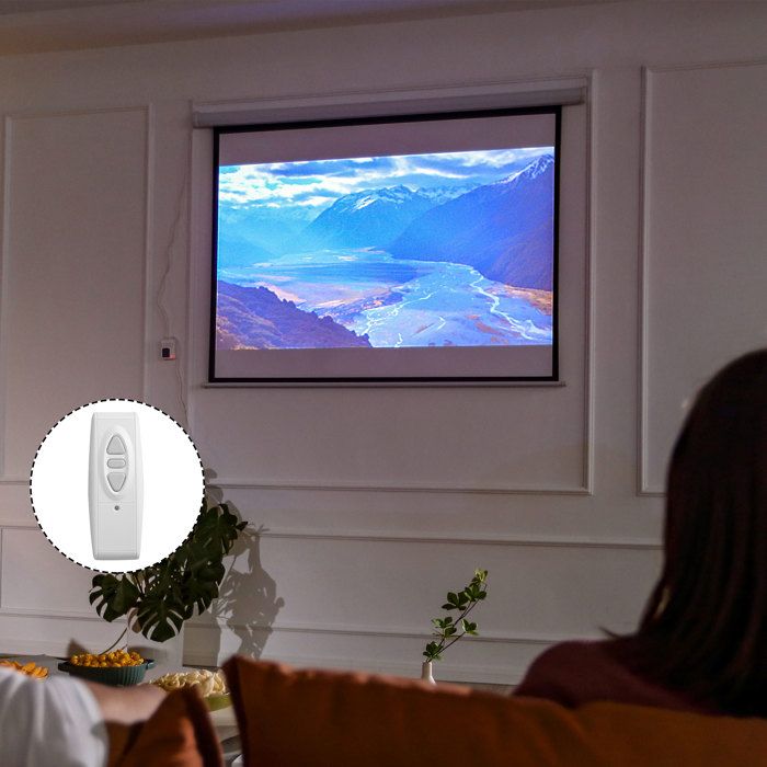 Ecran de projection motorisé home-cinéma format 4:3 84 pouces 171L x ...