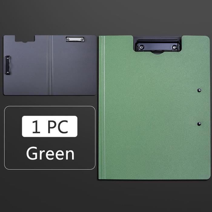 Vert - Bloc notes A4 avec Double Clips, 1 pièce, Pour dossiers, Presse ...