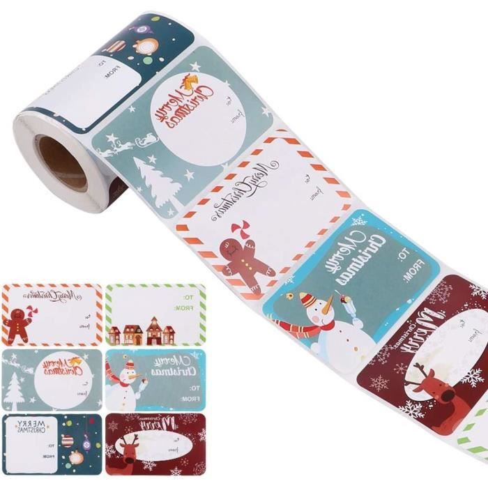 Autocollants de Noël - Cadeau Autocollants - 250 Pcs - Décorations ...