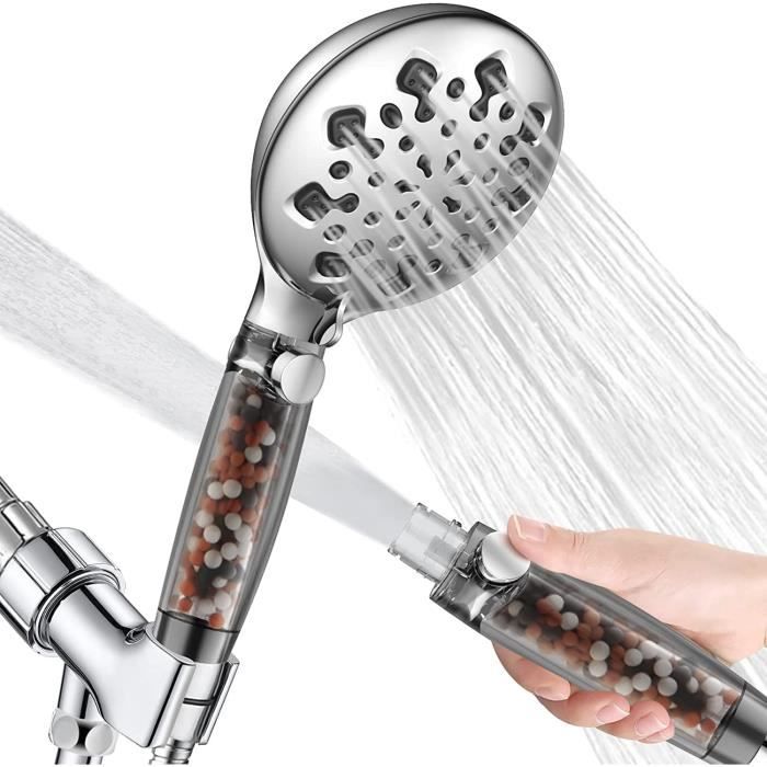 Liwi Pommeau Douche Anti Calcaire Économiser Deau Haute Pression