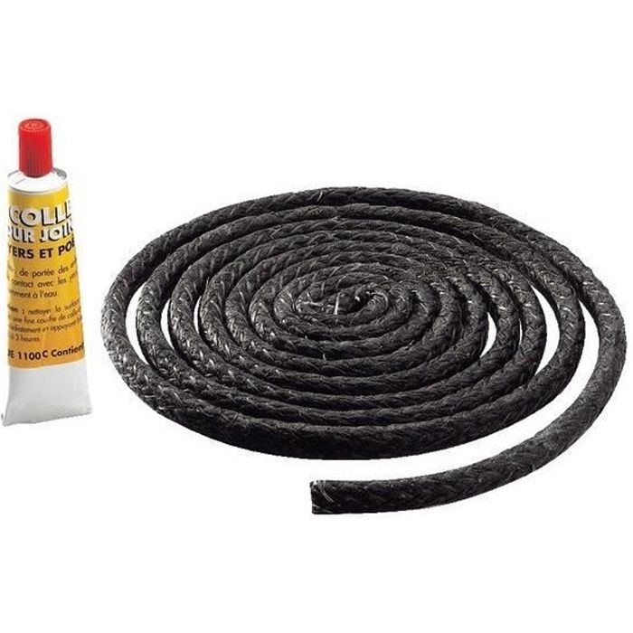 Kit joint rond corde Ø 12 mm et colle, pour étanchéité des portes de ...