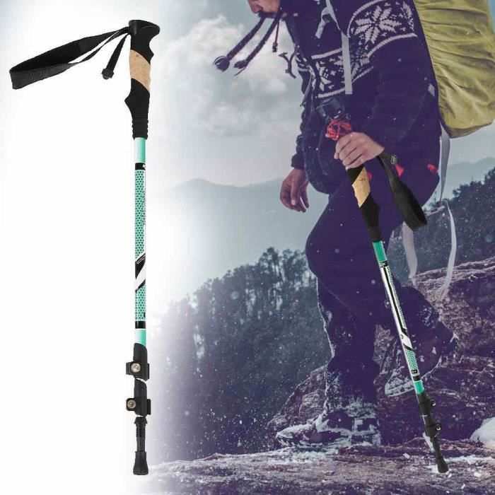 Dilwe Bâton de randonnée Bâton de canne de marche antidérapant léger ...