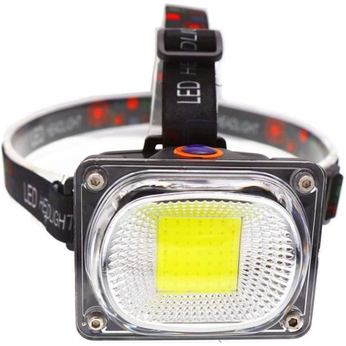 Portable Mini Cob Led Usb Lampe Frontale De Charge Pêche Camping ...