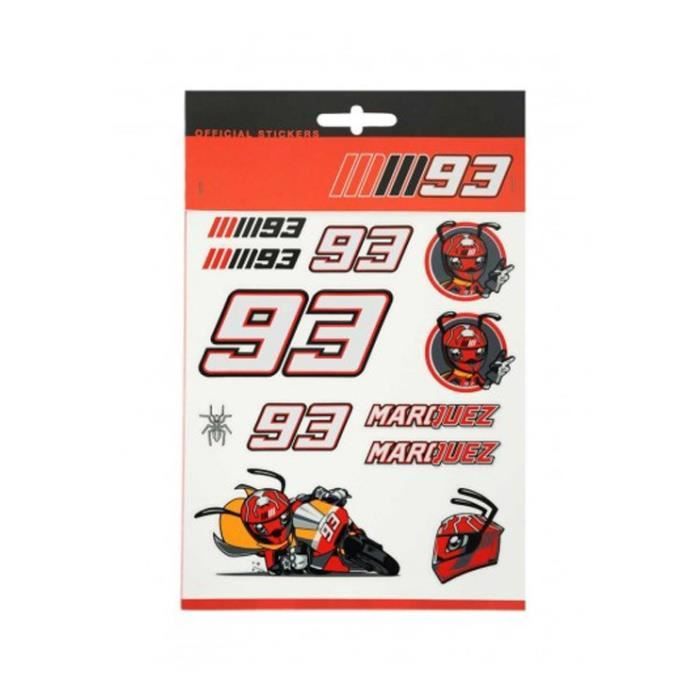 Stickers moyens MM93 - Multicolore - Marc Marquez - MotoGP - Cdiscount ...
