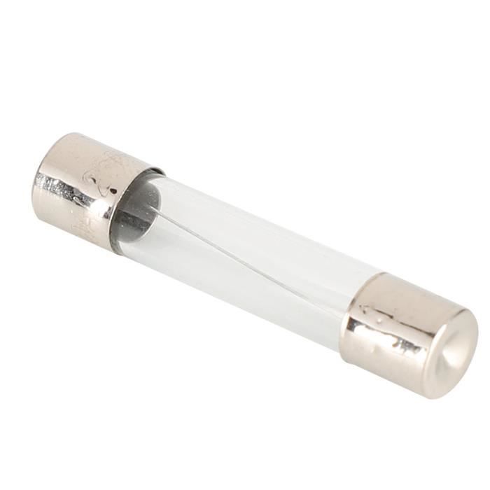 HURRISE fusible en verre Assortiment de fusibles en tube de verre 150 pièces 6x30mm ...