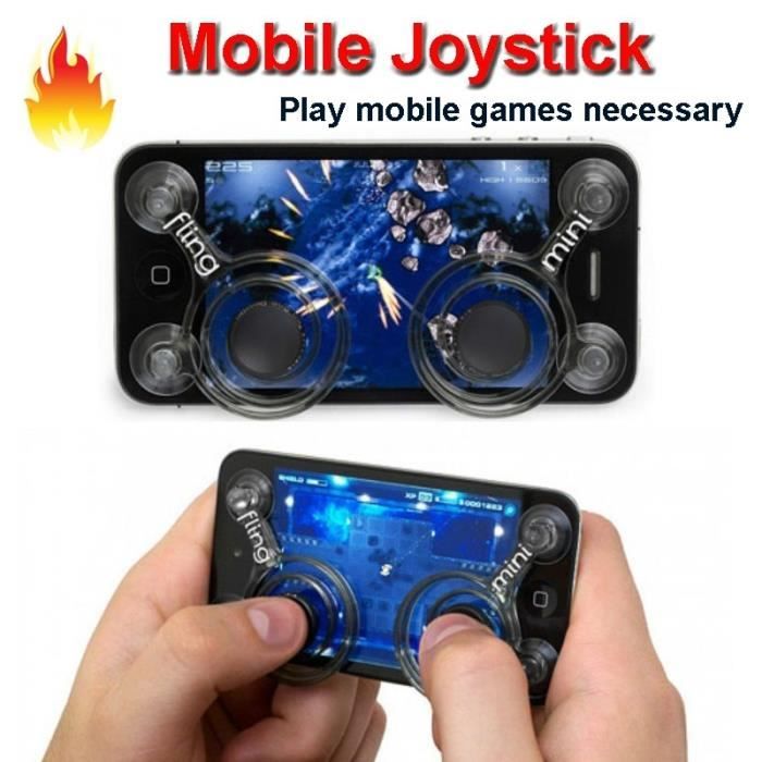 2Pcs Mobile Game Joystick Mobile Phone Game Rocker Touch Screen Joypad ...