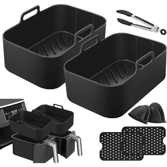 Moule En Silicone Pour Friteuse À Air Chaud-Réutilisable-Accessoire Pour Friteuse À Air Chaud ...