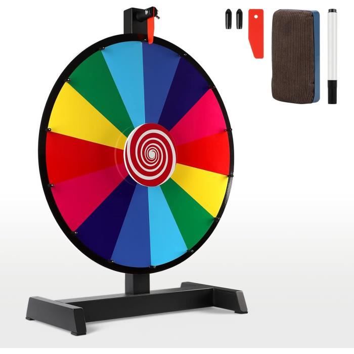 CPROSP 18'' Prize Wheel, Roue de la Fortune 46CM, Spinning Prize Wheel ...