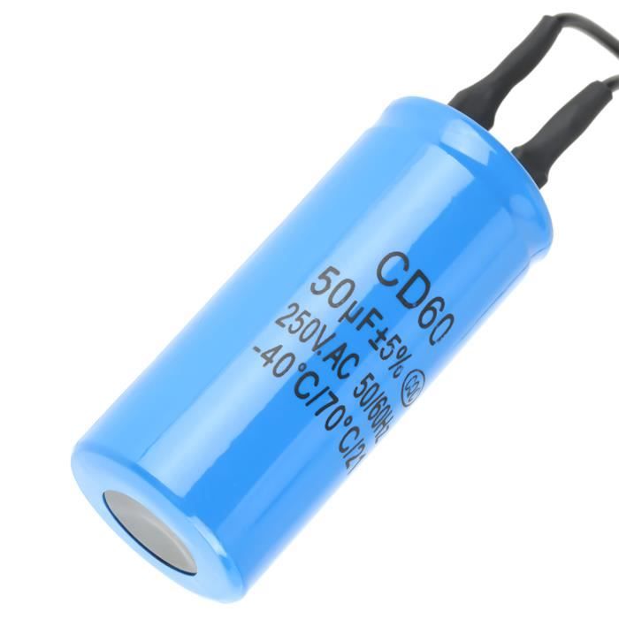 SURENHAP Condensateur CD60 CD 60Condensateur d'exécution avec le fil ...
