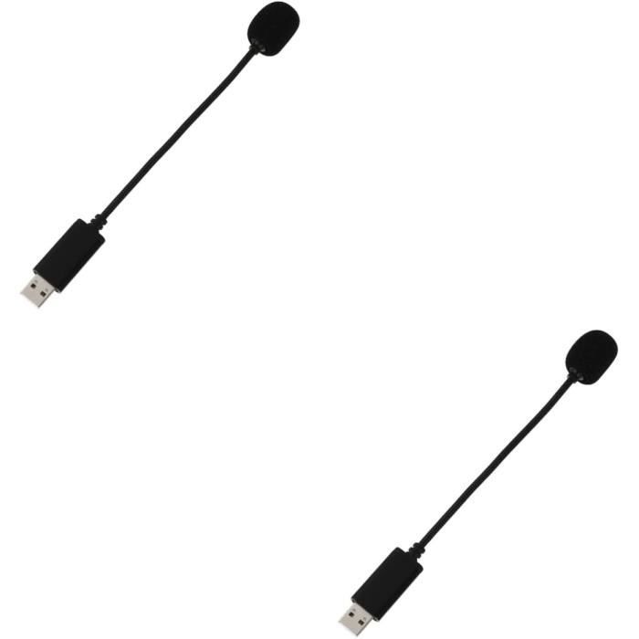 2 Pièces Micro De Conversation Usb Diffusion En Direct Microphone Usb ...