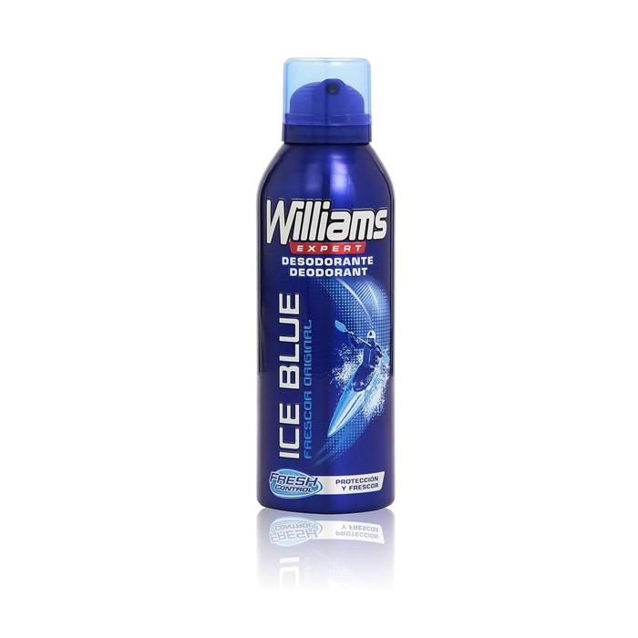 Déodorant - WILLIAMS - ICE BLUE - 200ml - Mixte - Fraîcheur longue ...