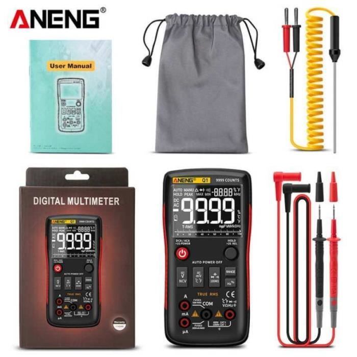 MGT12793-MULTIMETRE,ANENG Q1 multimeter multimetre digital professionel ...