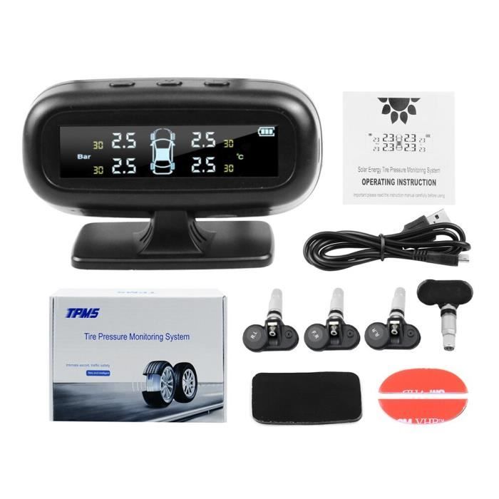 Capteur TPMS de pression,internal--Moniteur de pression des pneus de voiture, TPMS, USB, Android ...