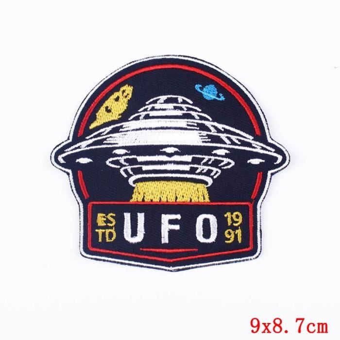 PE4641CT -Nicediy – Patch de broderie Star UFO Space UFO,patchs Punk ...