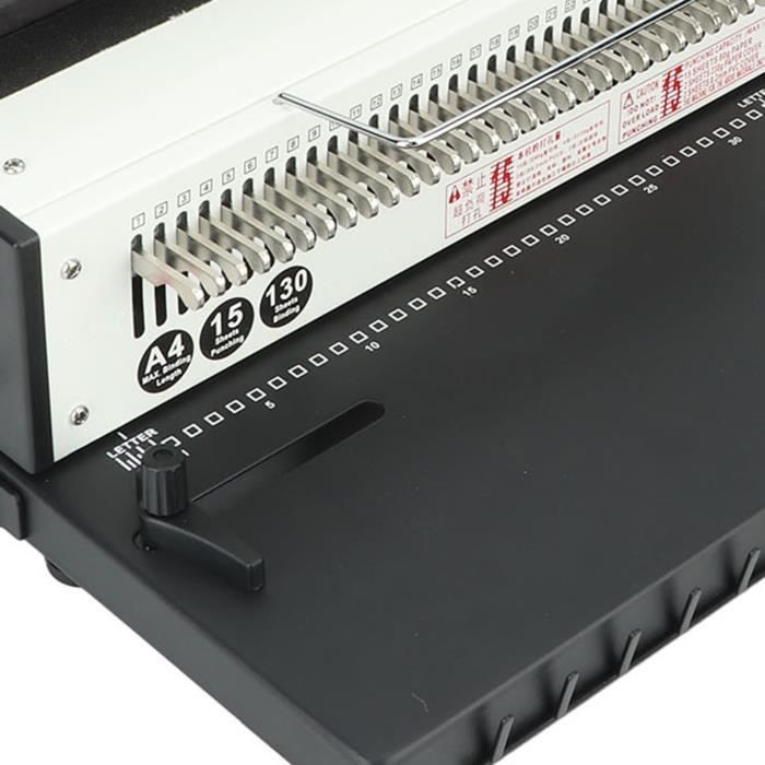 Machine à relier à bobines Machine à relier 3:1, reliure à spirale, 34 ...