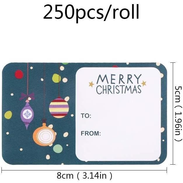 Autocollants de Noël - Cadeau Autocollants - 250 Pcs - Décorations ...