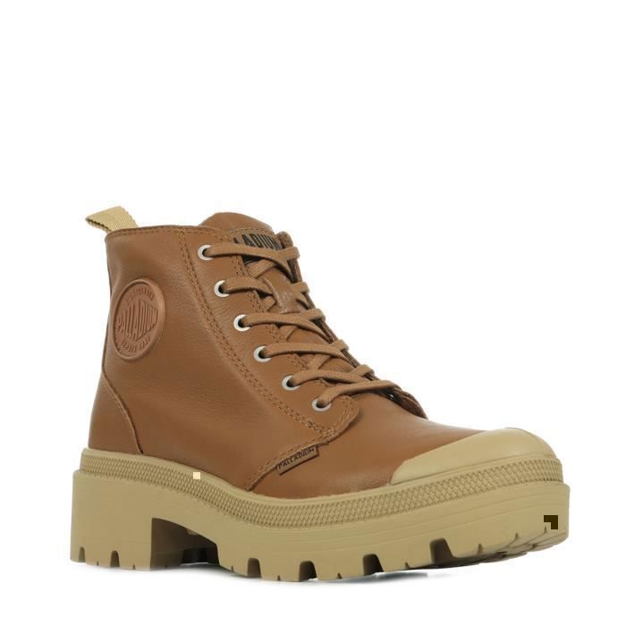 Boots Femme - Palladium - Pallabase Leather - Cuir de première qualité ...