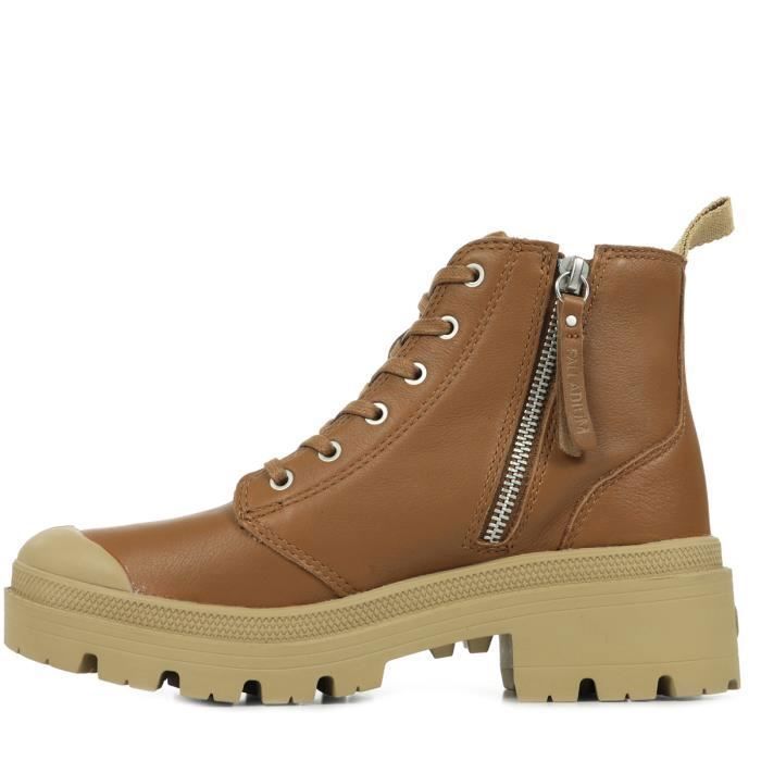 Boots Femme - Palladium - Pallabase Leather - Cuir de première qualité ...