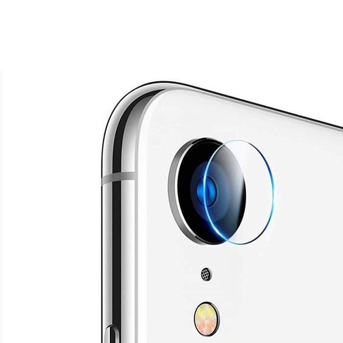 Lot de 3 Verres Trempé Protection Caméra pour Apple iPhone XR - Film ...