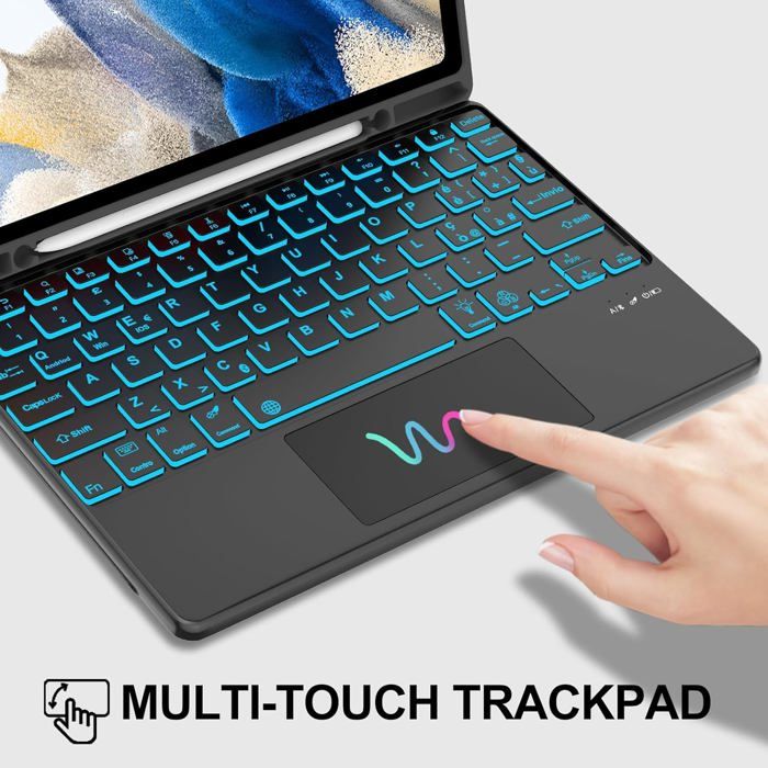 Clavier avec Trackpad pour tablette Samsung - ZRSE - Samsung Tab A9+/A9 ...