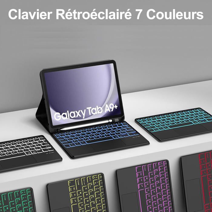 Clavier avec Trackpad pour tablette Samsung - ZRSE - Samsung Tab A9+/A9 ...