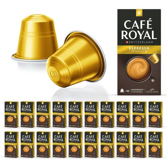 200 Capsules de Café en Aluminium Compatibles NESPRESSO® À USAGE ...