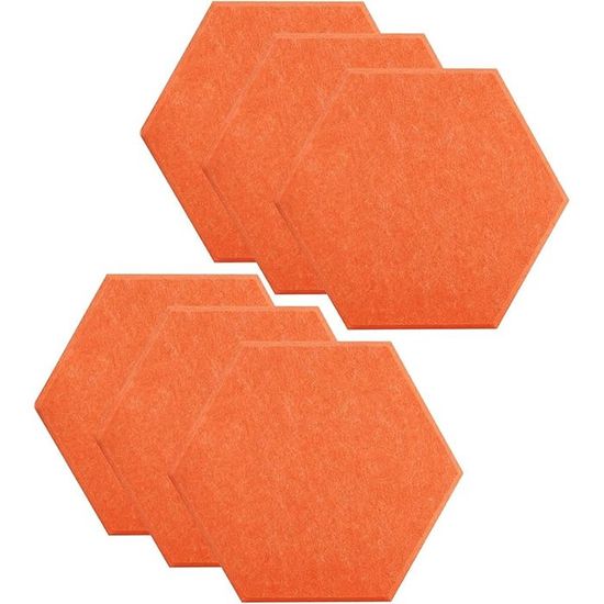Panneaux Acoustiques Hexagonaux Mousse Haute Densité, Lot 6 Pièces ...