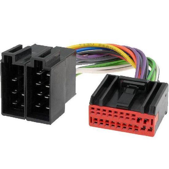 Fiche Autoradio 36PIN - Jaguar - S-Type X-Type - Connecteur ISO - Noir ...