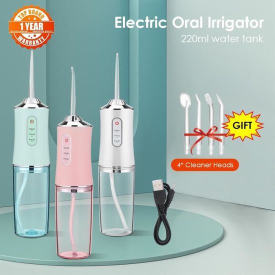 TÊTE DE BROSSE 4PCS - Irrigateur buccal, jet dentaire, Portable ...