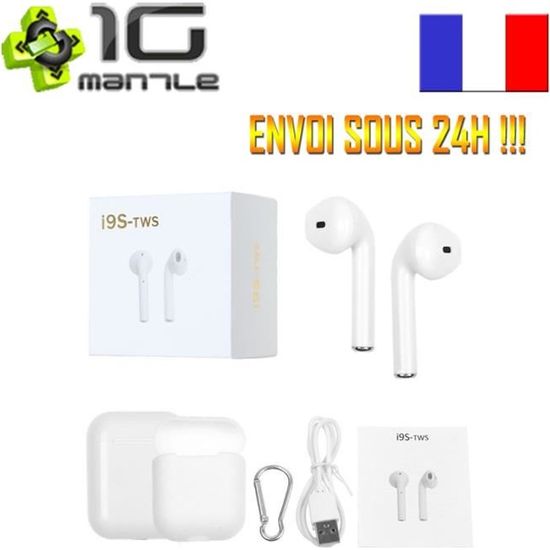 Ecouteurs i9S TWS Sans Fil Bluetooth IOS Android - Achat / Vente oreillette bluetooth Ecouteurs ...