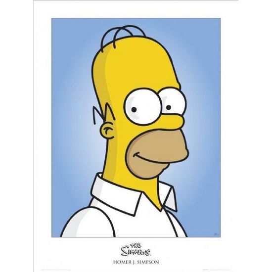 Les Simpsons - Omer - 60x80cm - AFFICHE - POSTER - ART PRINT ...