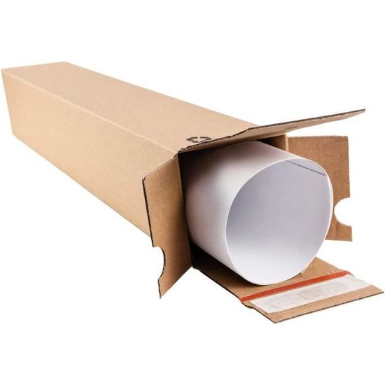 Boxmarket - Lot de 20 Tubes d'Expédition | Boite en Carton | Emballage ...