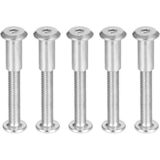 Vis Reliure pour 8mm Trou Dia Male M6x40mm Rivet Reliure Post Ceinture ...