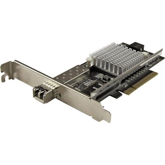 Startech.Com Carte Réseau Pci Express À 1 Port Fibre Optique 10 Gigabit Ethernet Sfp+ Ouvert ...