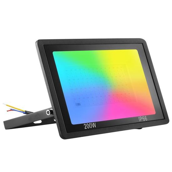 XMTECH Projecteur LED Exterieur - 200W RGB - LED Spot Exterieur - IP65 ...