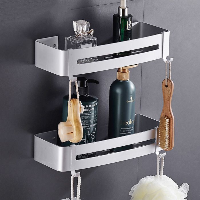 Support de douche sans perçage support de salle de bain en aluminium ...