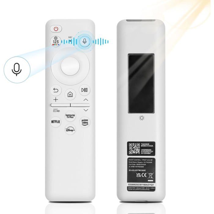 Bn59-01432A Replacement Solar Voice Remote Control For Smart Tv ...