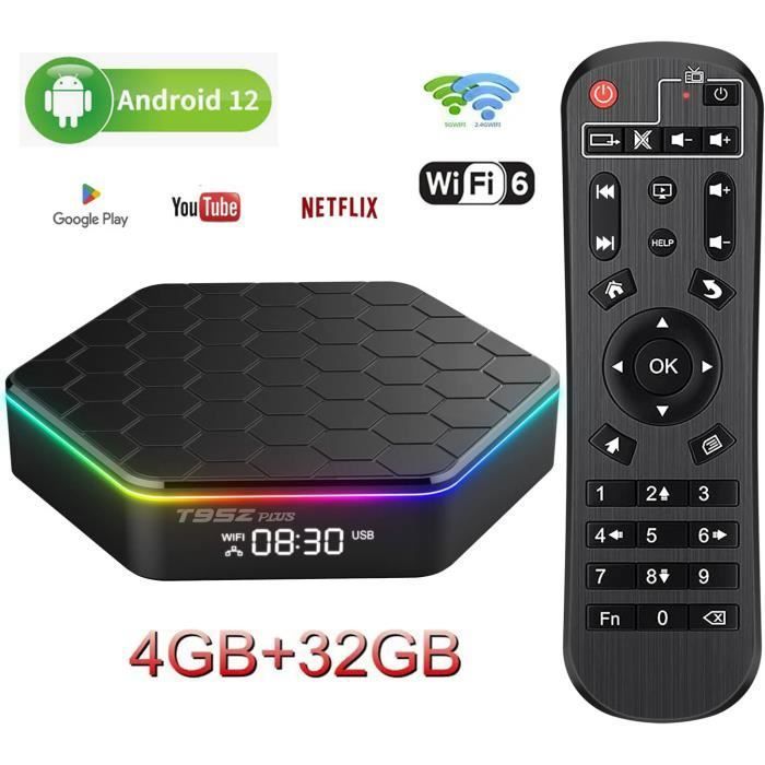 Smart TV Box Android 12.0 4Go 32Go Boitier iptv H618 6K BT5.0 2.4G/5G ...