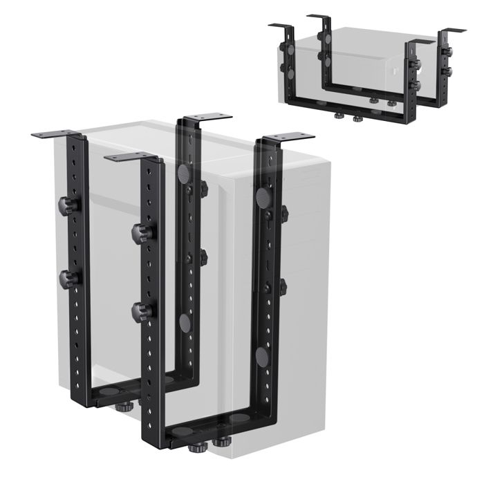 Support PC Sous Bureau, Robuste Support pour Boîtier d'ordinateur avec ...