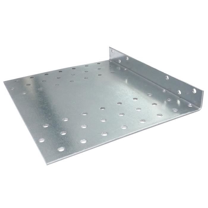 AERZETIX - Lot de 2 équerres de fixation plaques perforées en forme ''L ...