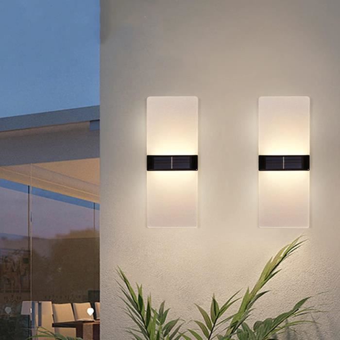 Solar Led Murme Leture Solar Mur Solaire Ip65 Ip65 Paysage Du Jardin ...