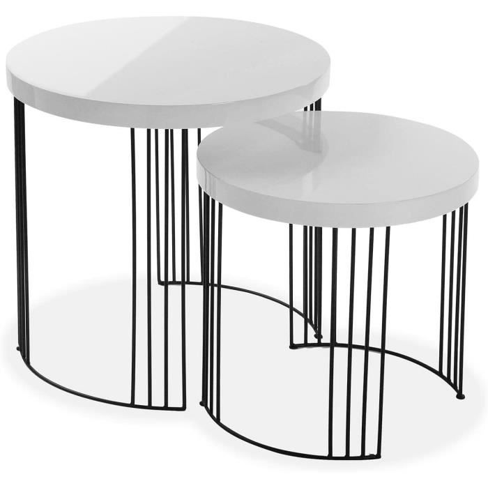 Kansas Table d'appoint pour Le Salon, la Chambre ou la Cuisine. Table ...