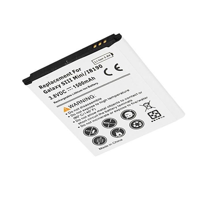 Batterie EB-F1M7FLU pour Samsung i8190 Galaxy S3 SIII Mini - Cdiscount ...