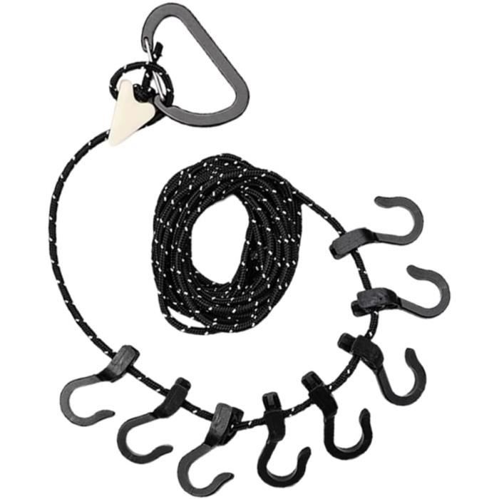 Crochet Suspendu Corde Corde à Linge Extérieure Tipi Extérieur Voyage ...