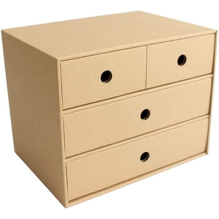 Module de rangement Fichier tiroir Boîtes de rangement papier couleur ...