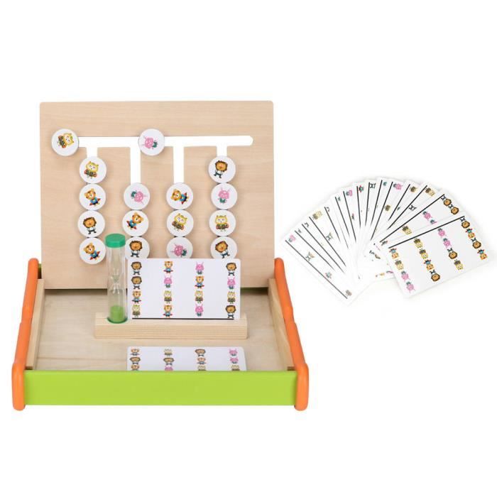 Tbest Jeu d'association Kid Color Animal Matching Game Education ...