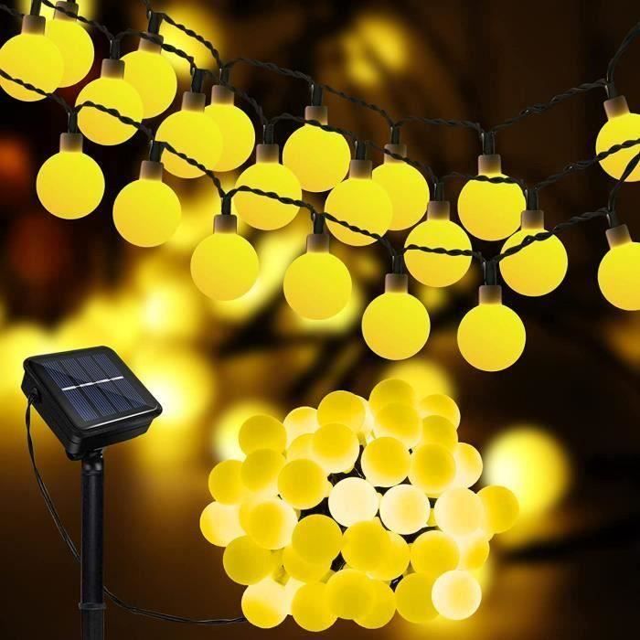 Guirlande lumineuse - AUTREMENT - 7M - 50 LED - Solaire - 8 modes ...